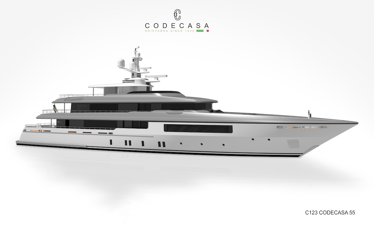 Yacht Hull C123, Codecasa | CHARTERWORLD Luxury Superyacht Charters